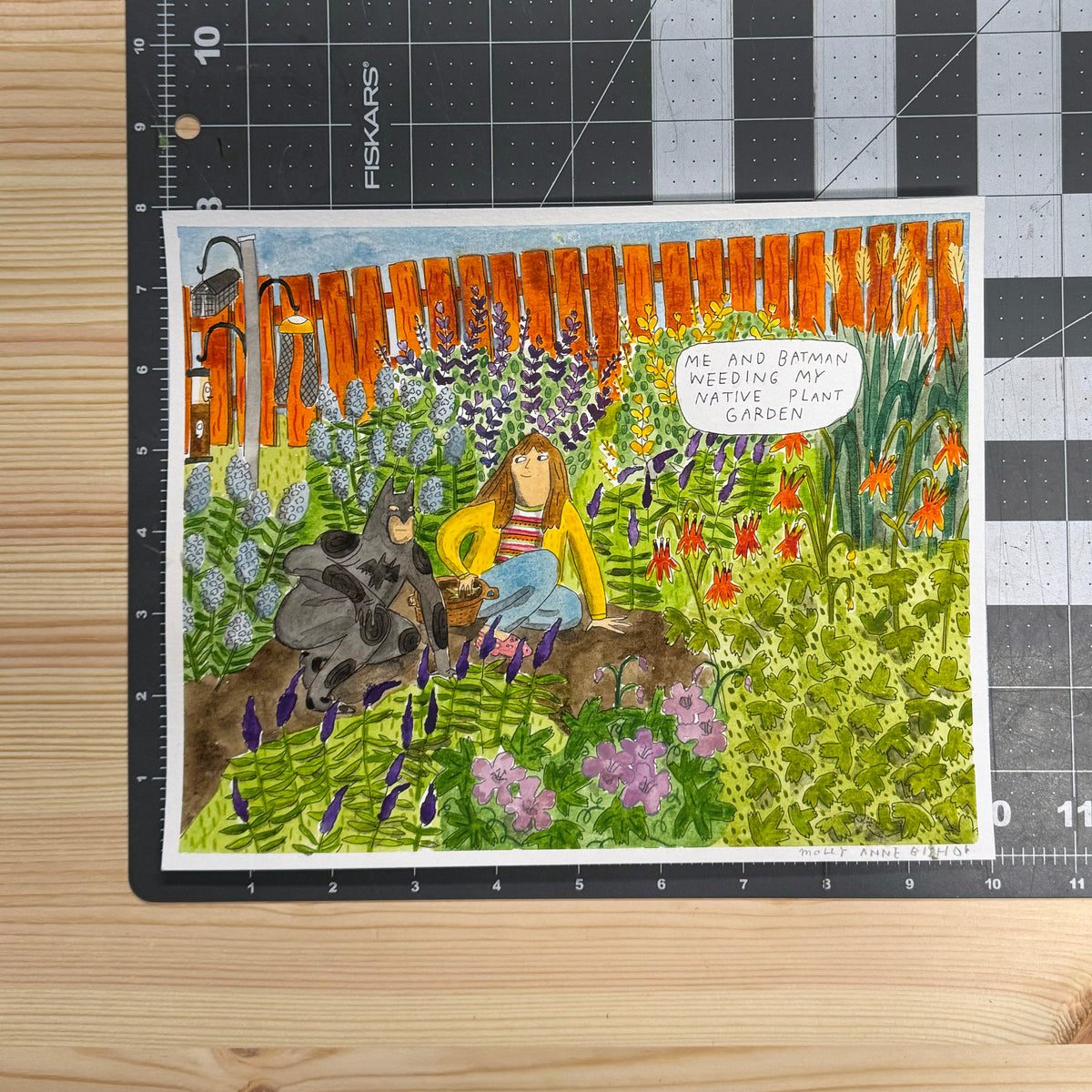 Me and Batman Weeding – Molly Anne Bishop